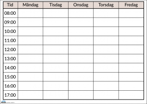 Veckoplanering - Magnetsikt Veckoschema som du kan skriva på med ...